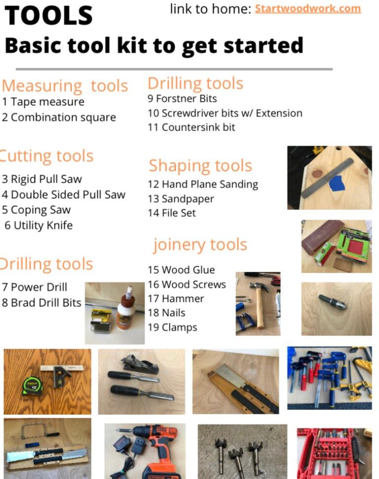 Tools - StartWoodwork